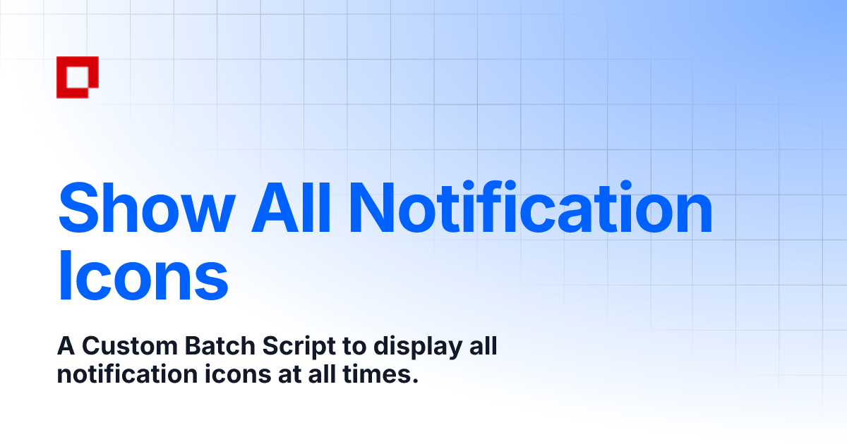 Show All Notification Icons | Faronics Deploy Documentation