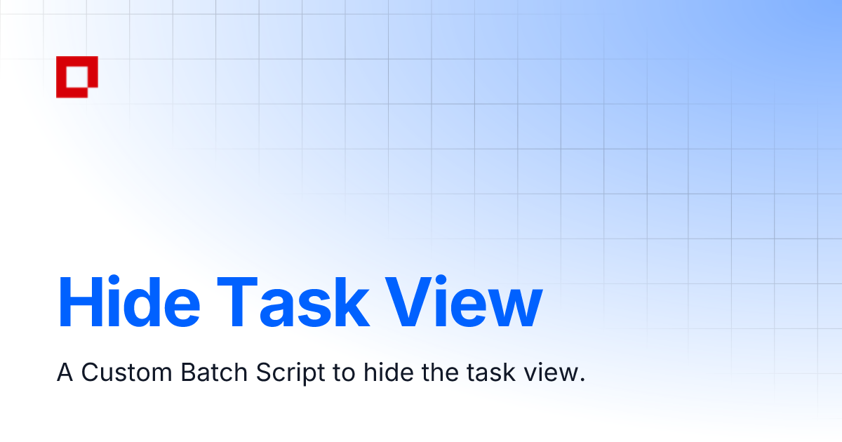 Hide Task View | Faronics Deploy Documentation