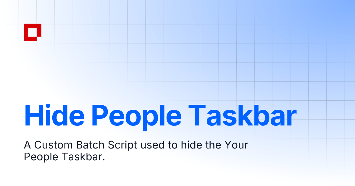 Hide People Taskbar | Faronics Deploy Documentation