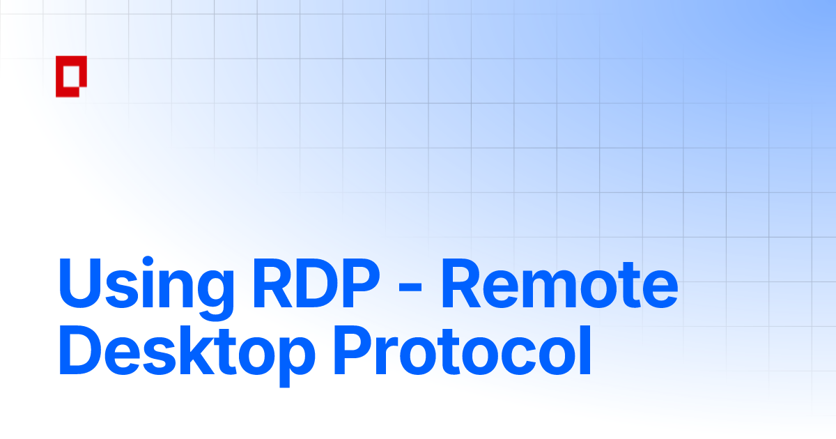 Using RDP - Remote Desktop Protocol | Faronics Deploy Documentation Using RDP - Remote Desktop Protocol | Faronics Deploy Documentation