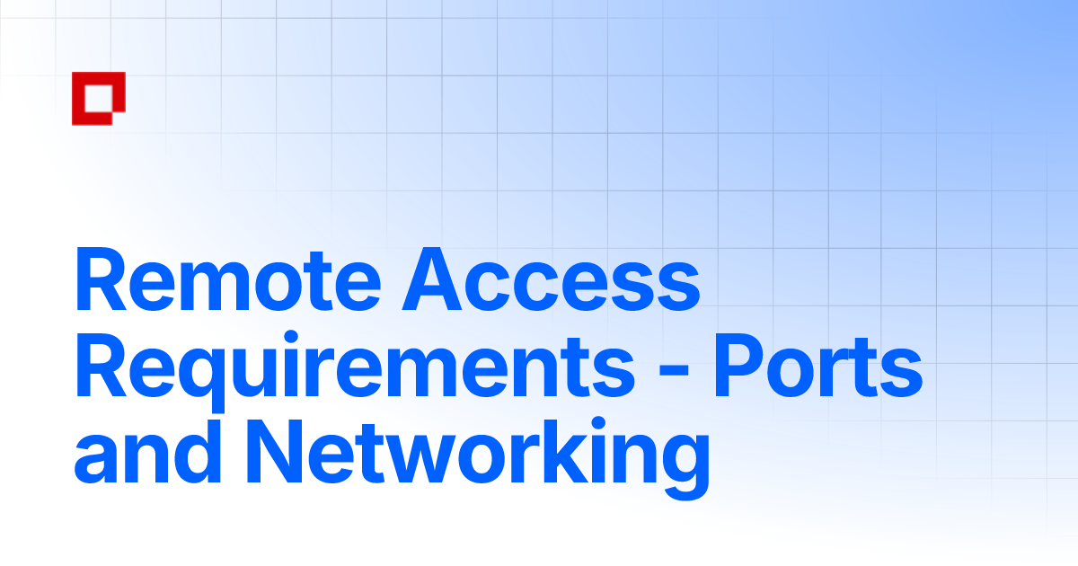 Remote Access Requirements Ports And Networking Faronics Deploy Documentation 