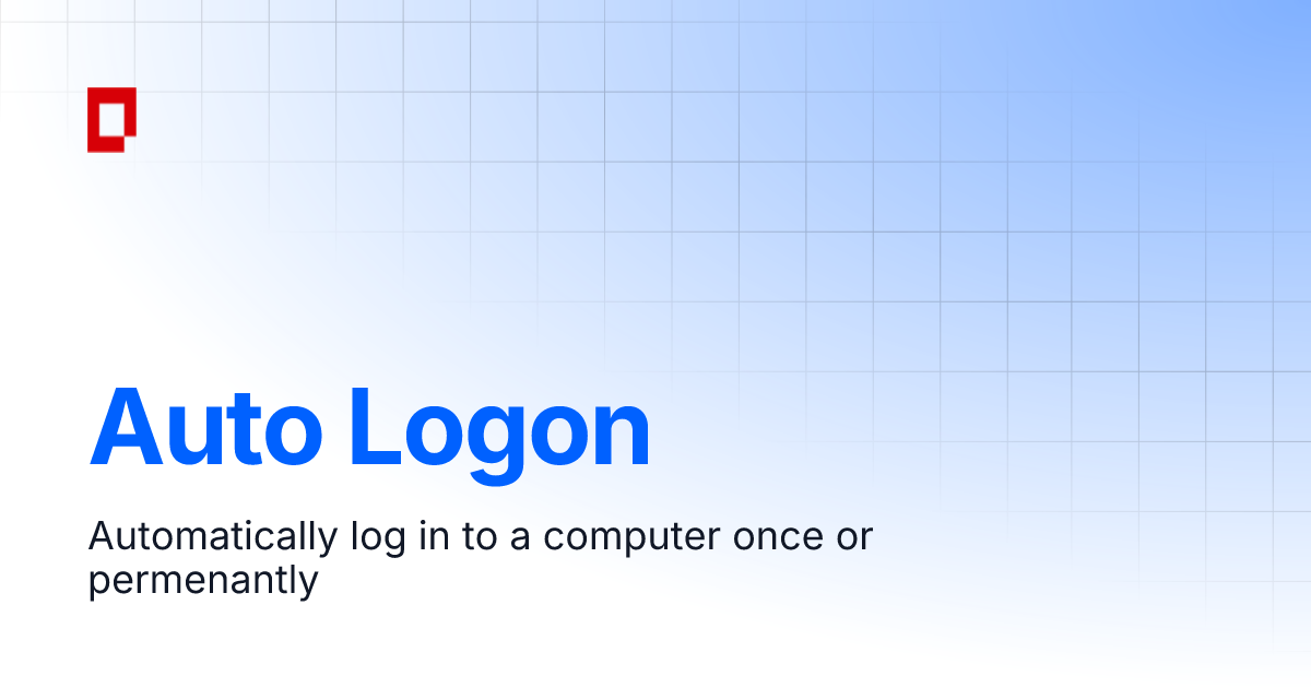 Auto Logon | Faronics Deploy Documentation Auto Logon | Faronics Deploy Documentation