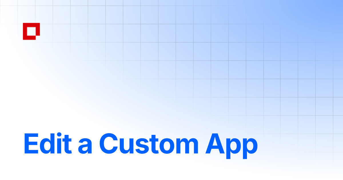 Edit a Custom App | Faronics Deploy Documentation