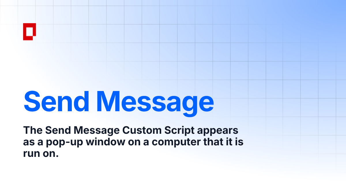 Send Message | Faronics Deploy Documentation Send Message | Faronics Deploy Documentation