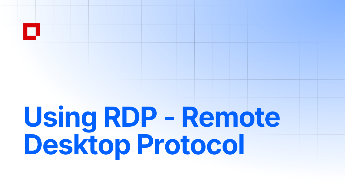 Using RDP - Remote Desktop Protocol | Faronics Deploy Documentation