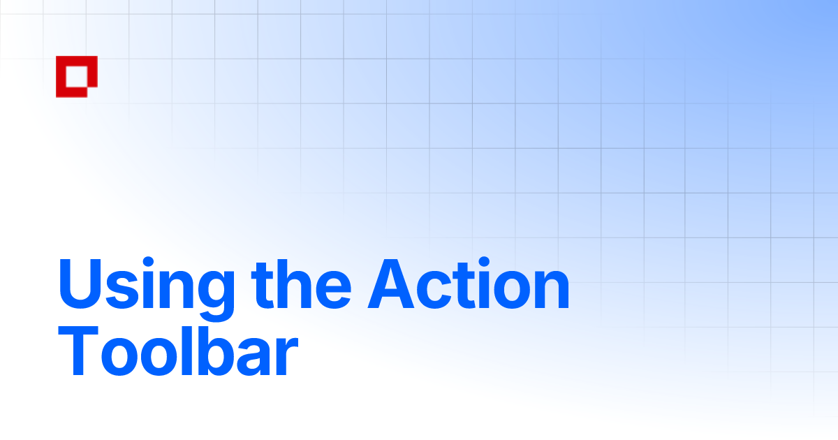 Using the Action Toolbar | Faronics Deploy Documentation