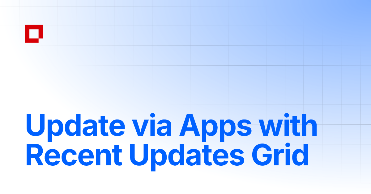 Update Via Apps With Recent Updates Grid Faronics Deploy Documentation