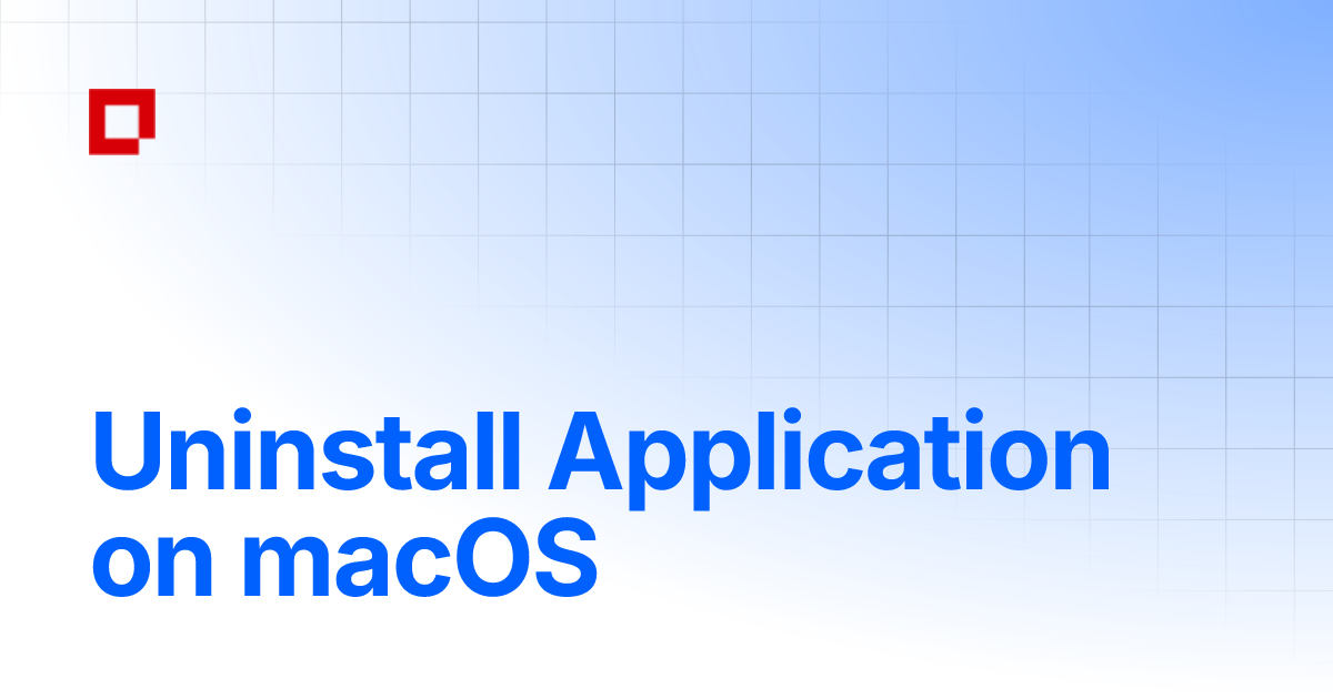Uninstall Application on macOS | Faronics Deploy Documentation