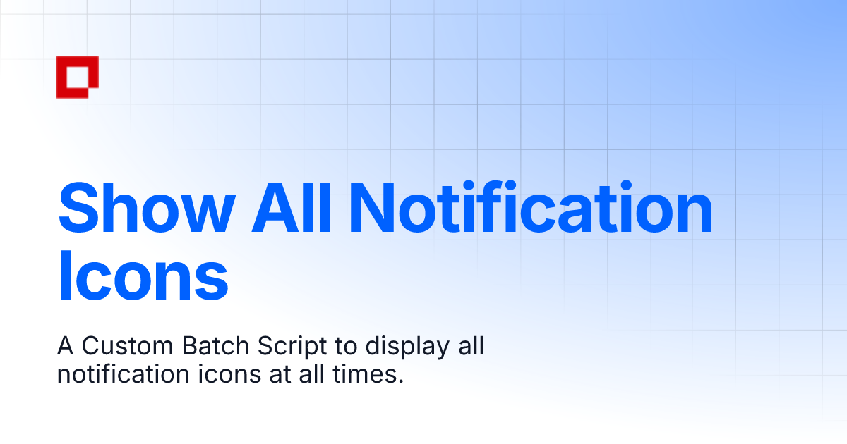 Show All Notification Icons | Faronics Deploy Documentation