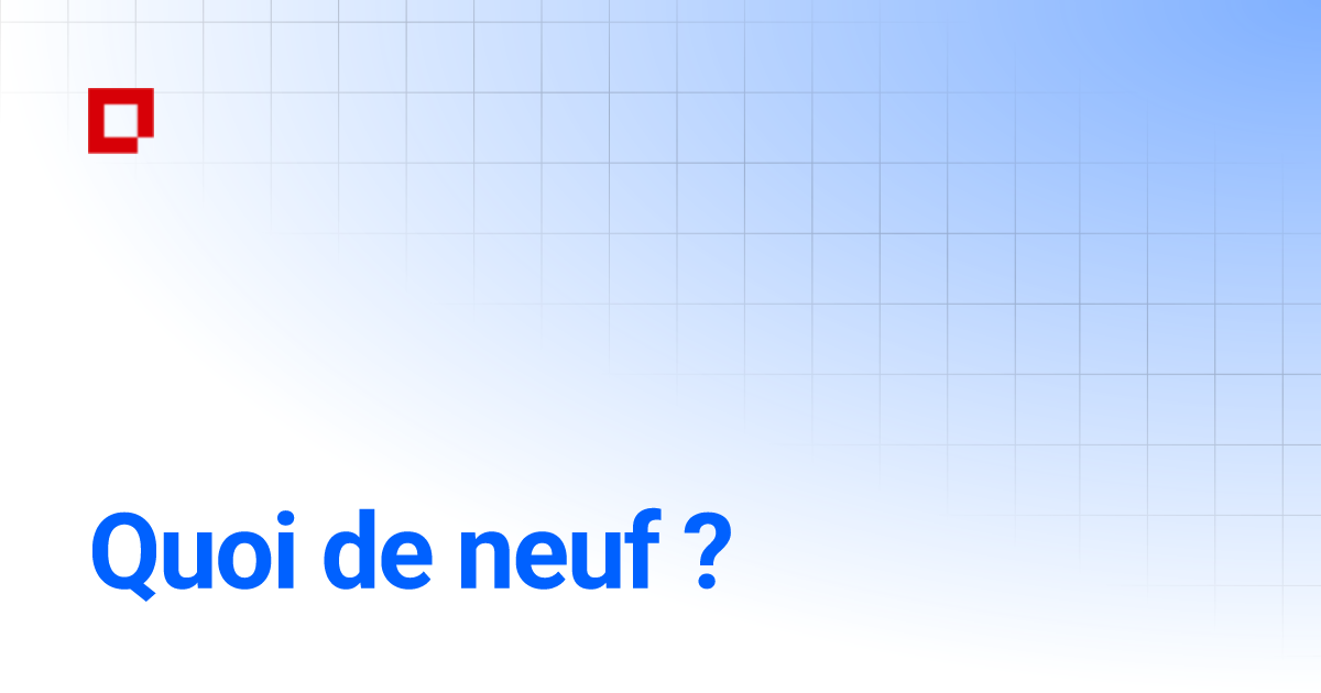 Quoi de neuf ? | Faronics Deploy Documentation Quoi de neuf ? | Faronics Deploy Documentation