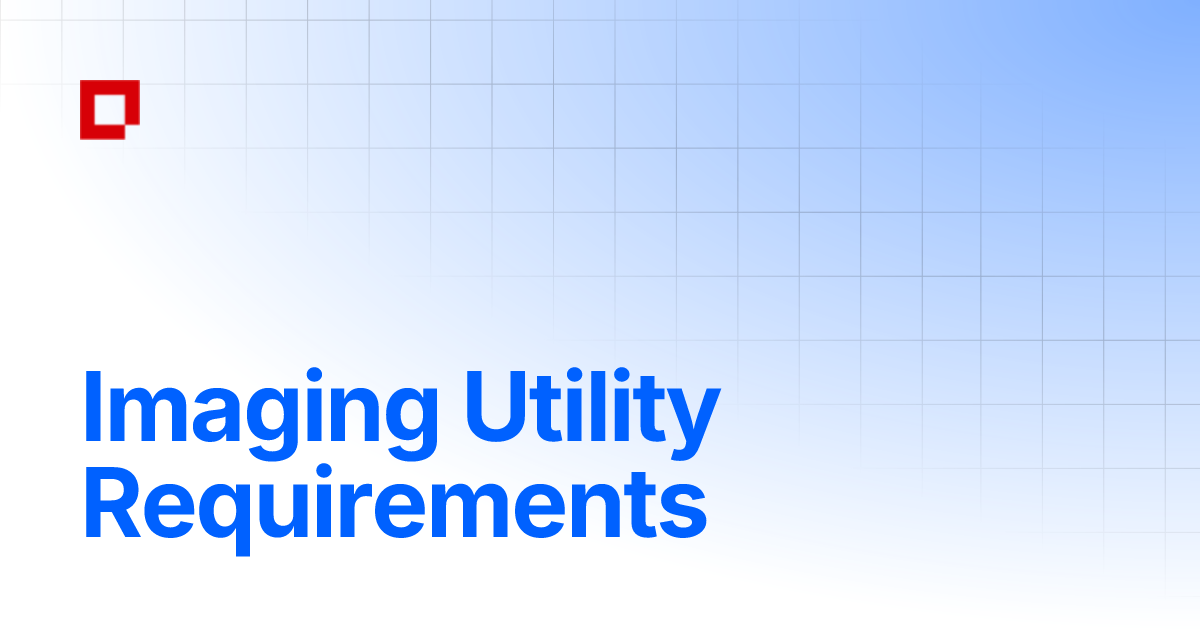 Imaging Utility Requirements | Faronics Deploy Documentation