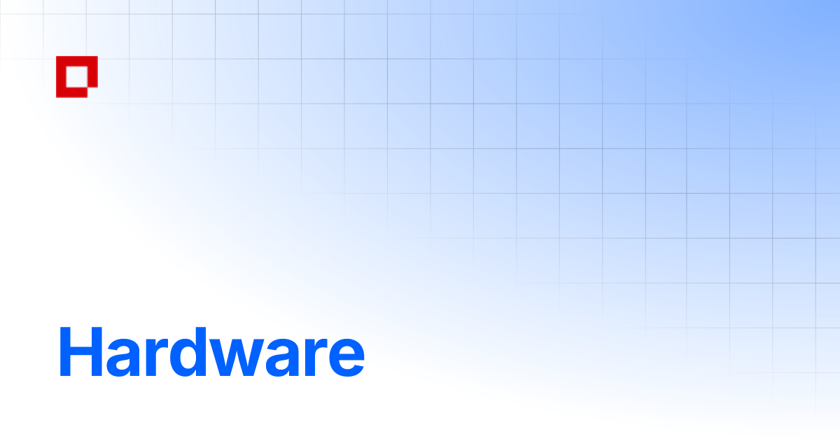 Hardware | Faronics Deploy Documentation