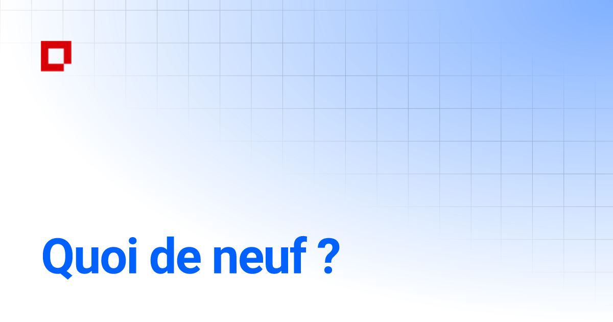 Quoi de neuf ? | Faronics Deploy Documentation Quoi de neuf ? | Faronics Deploy Documentation